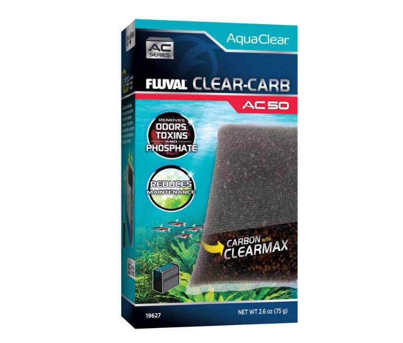 Fluval AquaClear 50 Power Filter AC50 Clear-Carb Filter Insert ...