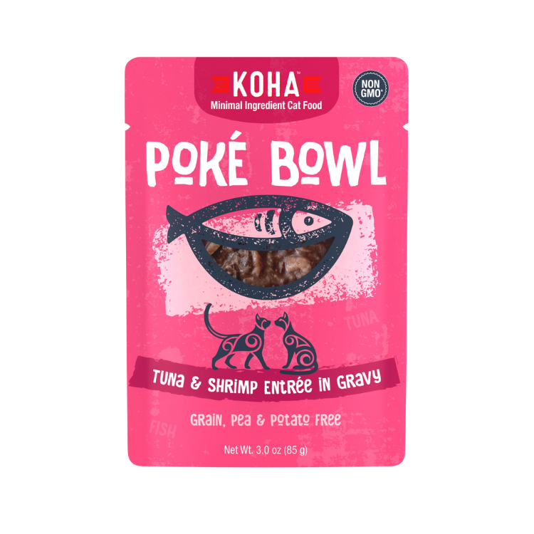 KOHA Tuna & Shrimp Poke Bowl - 3 oz Cat Food Pouch - Grandville, MI ...