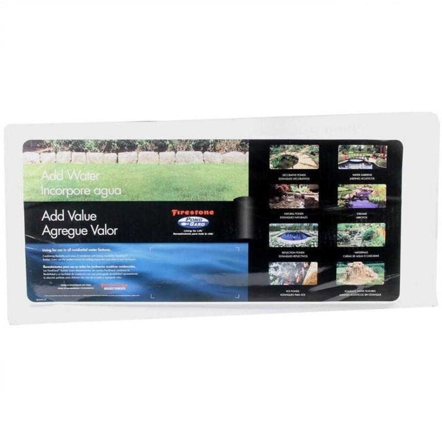 Firestone Pond Gard EPDM Pond Liner 10 x 10 ft