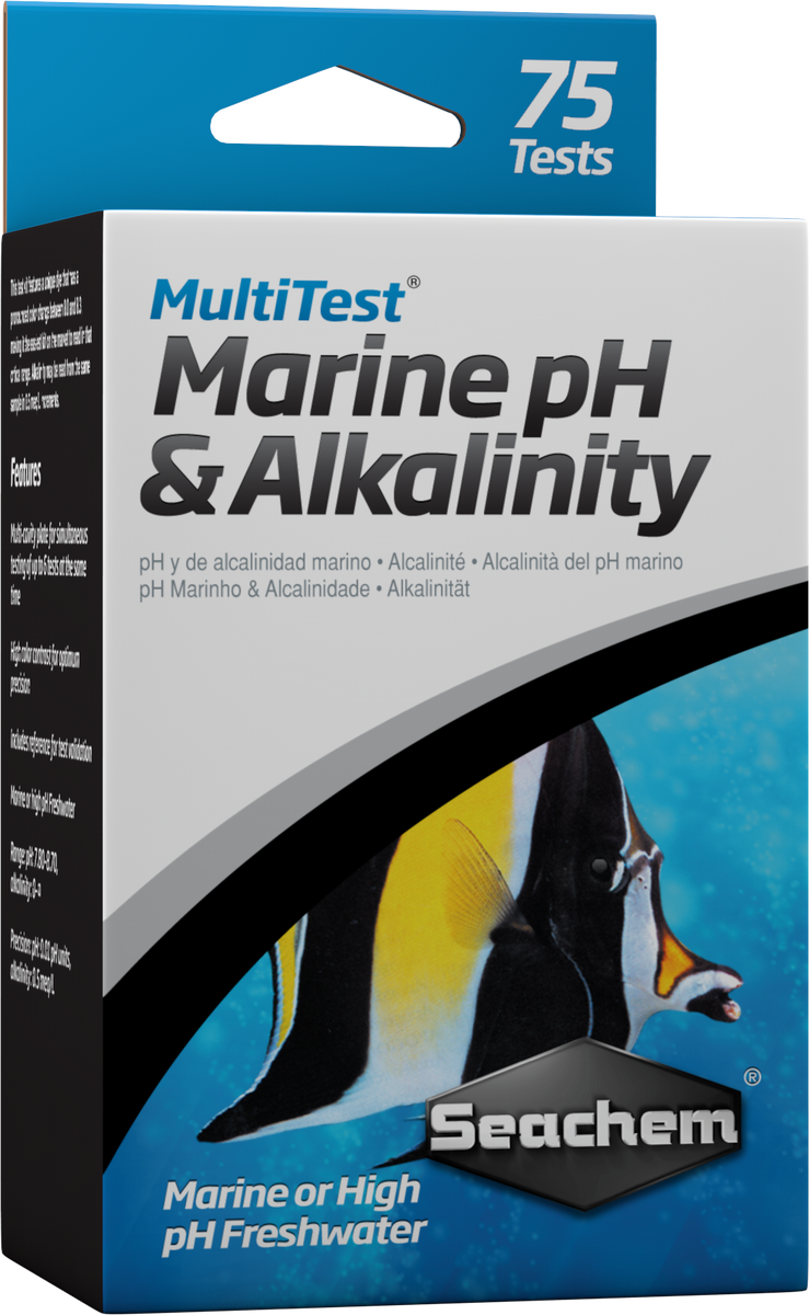 Seachem MultiTest Marine pH & Alkalinity - 75 Tests - Grandville, MI ...