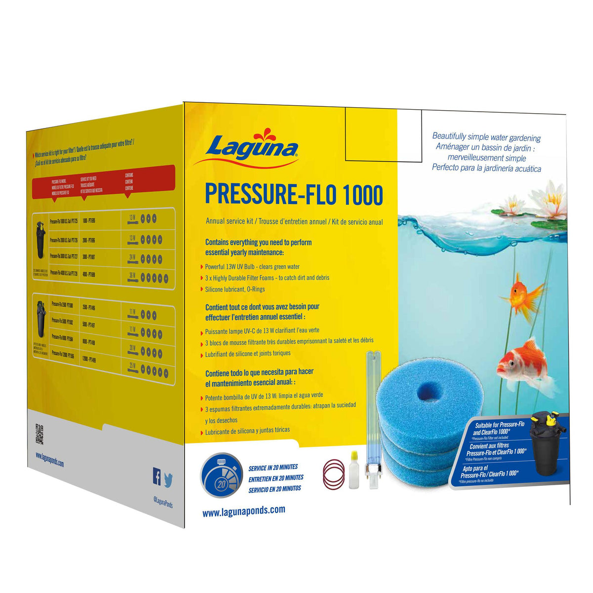 Laguna Pressure-Flo 1000 Service Kit - Grandville, MI - Blue Fish Aquarium
