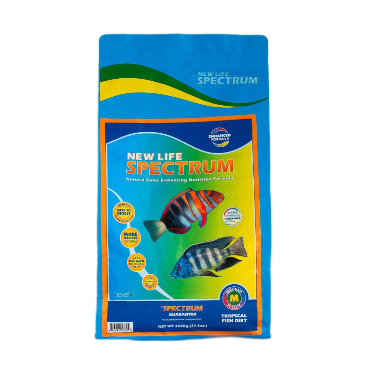 New Life Spectrum Naturox Tropical Fish Diet - Medium Sized Sinking ...